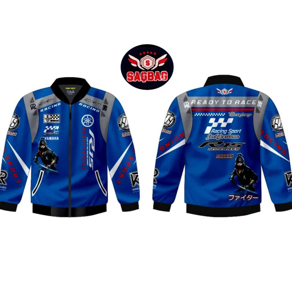 Jual Jaket Pria Racing Yamaha R15 jacket Nascar Motor Jaket Sunmory ...