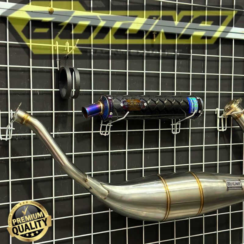 Jual KNALPOT NINJA R RR SS ORIGINAL BOTUNA RACING TYPE CARBON BIG ...