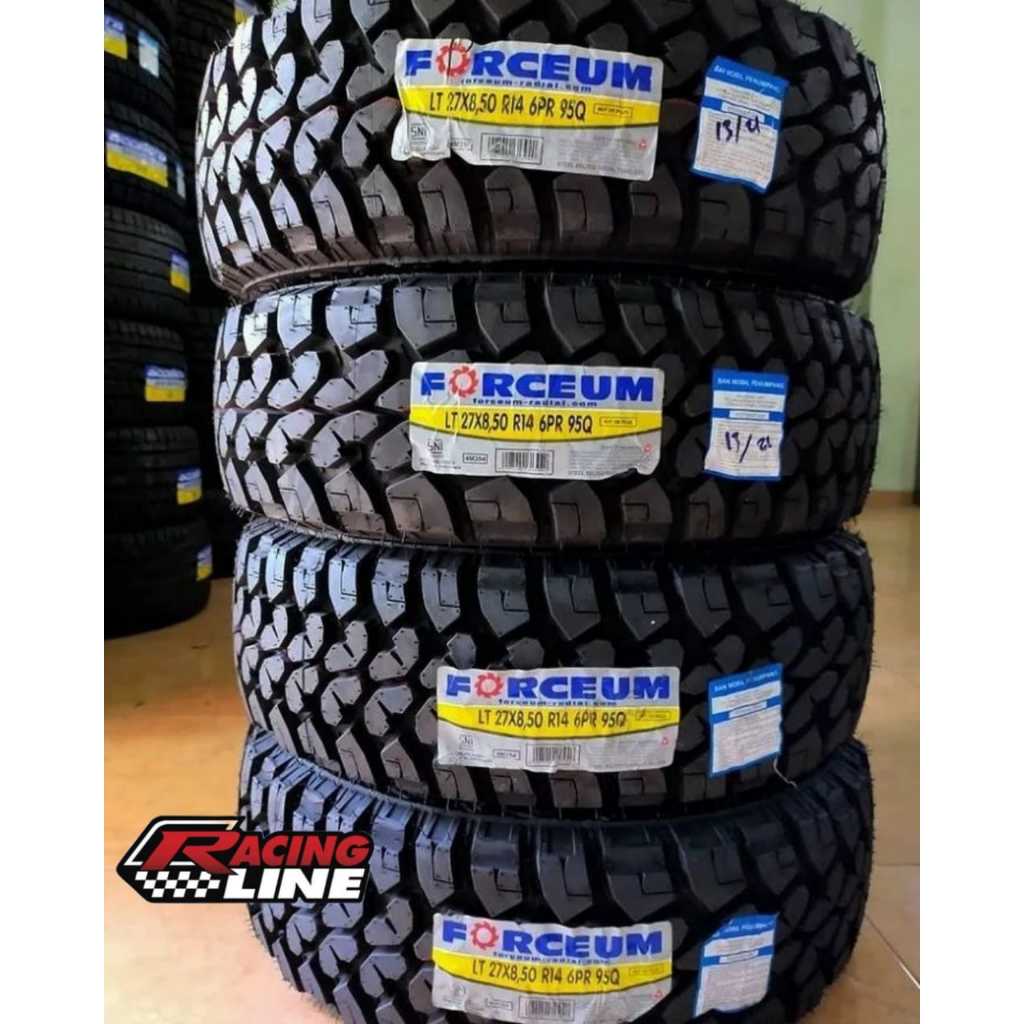 Jual Ban mobil merek forceum ukuran 27 8.5 r14 type mt/08 plush ...