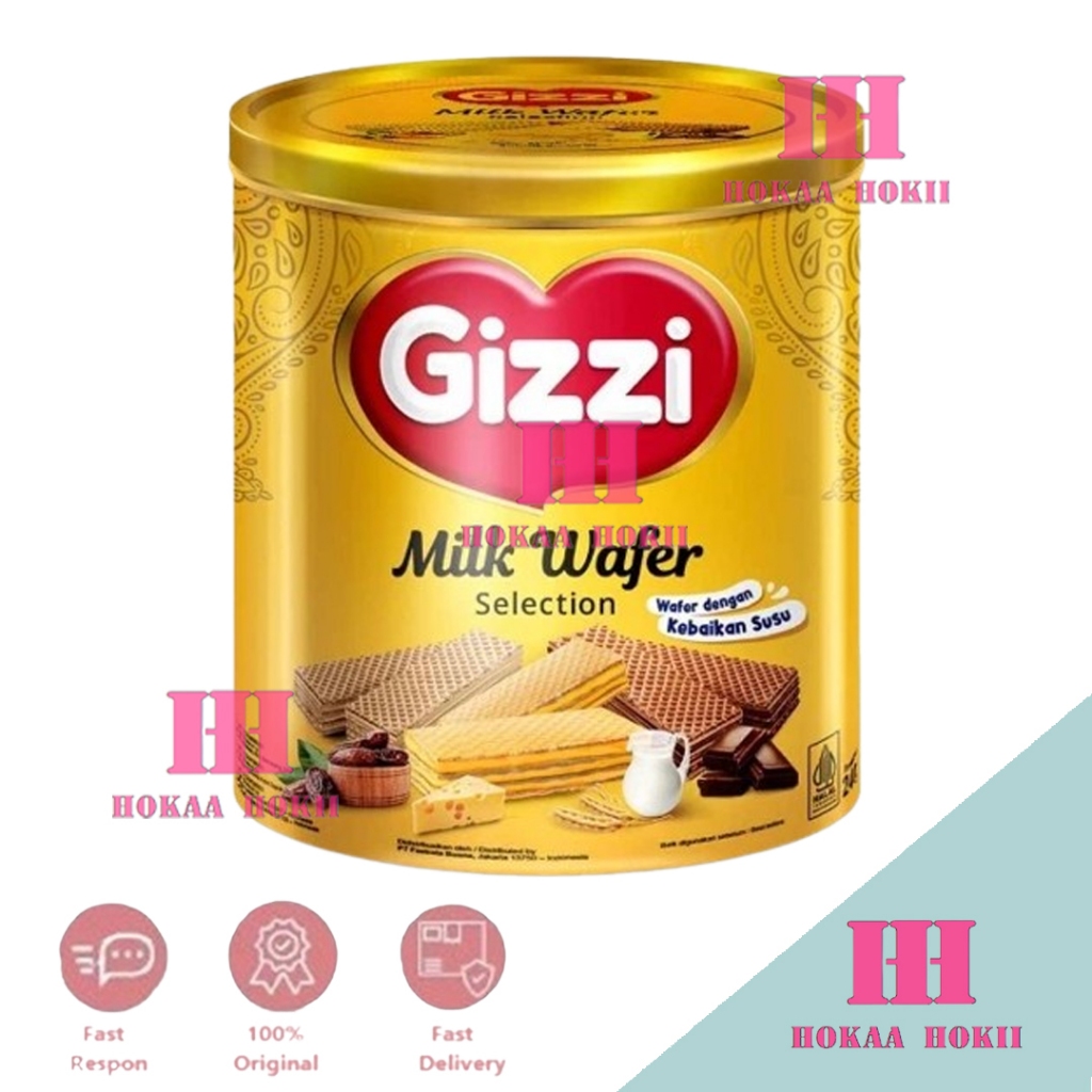 Jual Gizzi Wafer Milk Selection 240gr | Shopee Indonesia