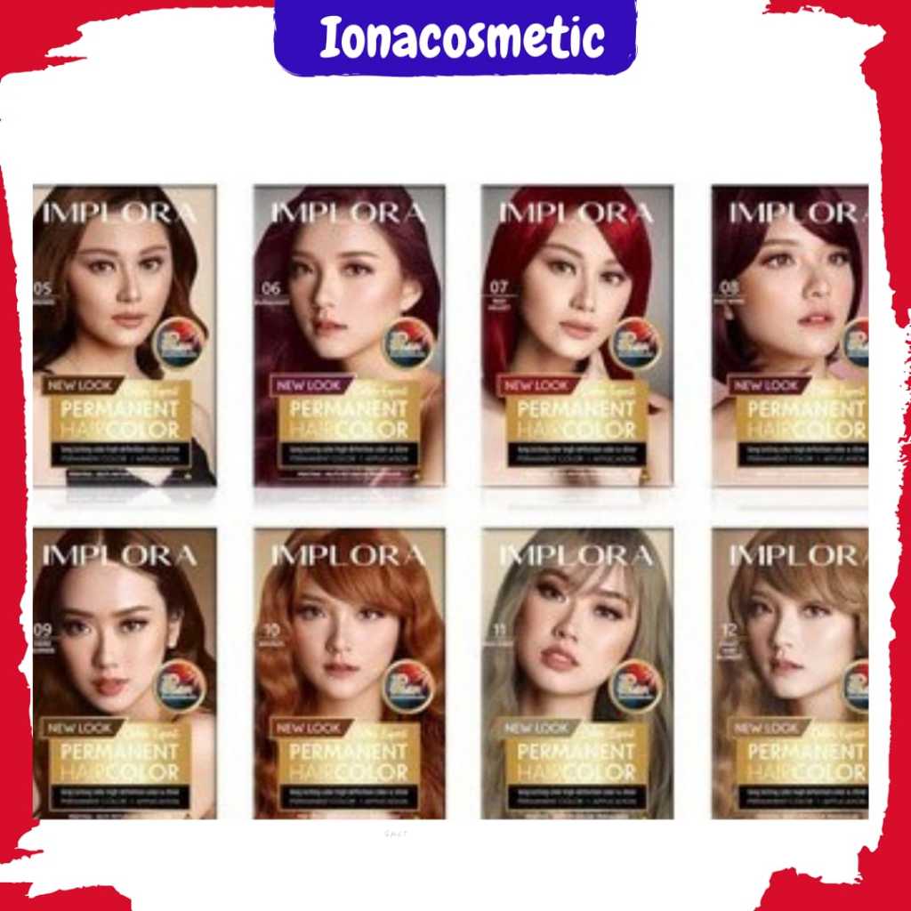Jual Implora COLOR Permanent Hair Cat Rambut | Shopee Indonesia