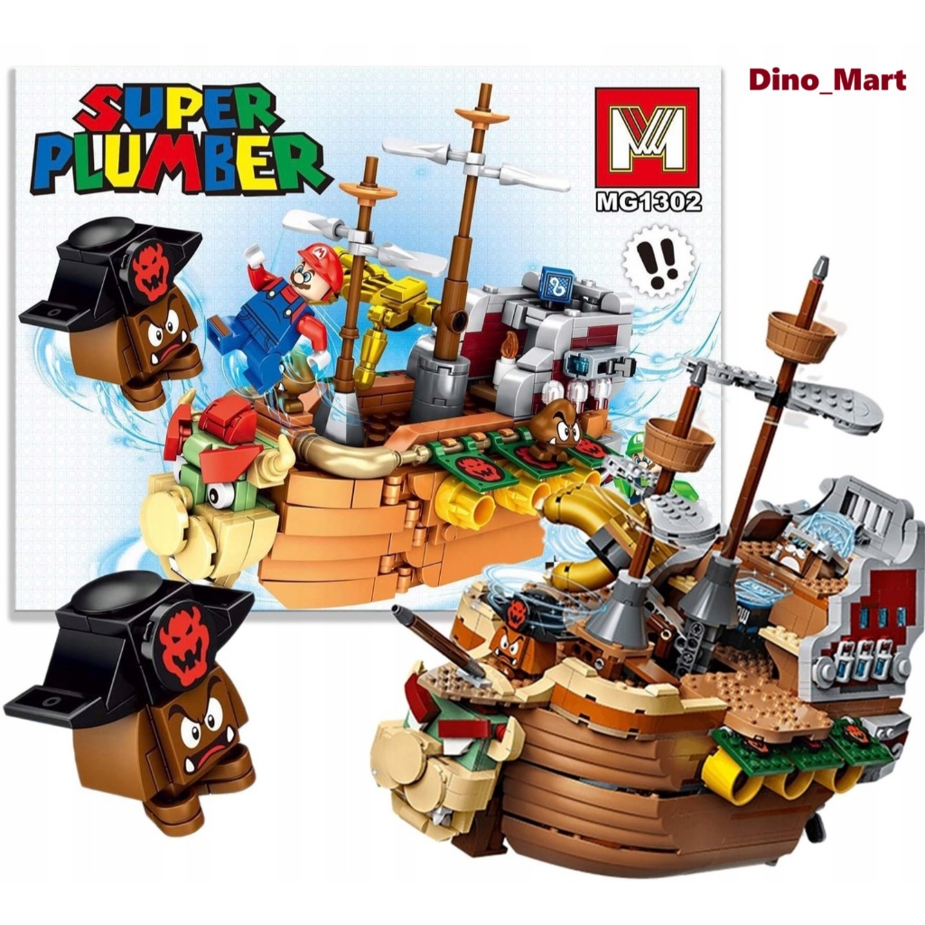 Jual Brick Super Mario Bros Super Plumber MG1302 - Mainan Anak - Mainan ...