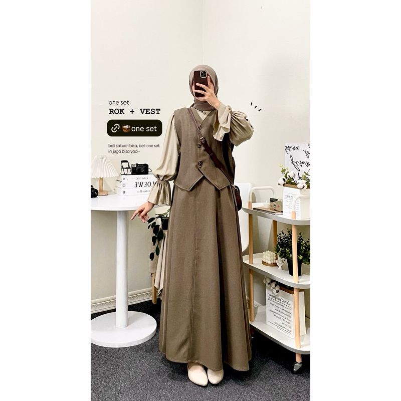 Jual LISA VEST & ROK | Shopee Indonesia