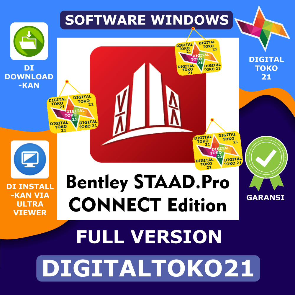 Jual [Diinstallkan] Bentley STAAD.Pro CONNECT Edition 22 Update 9 Full Version Software PC ...