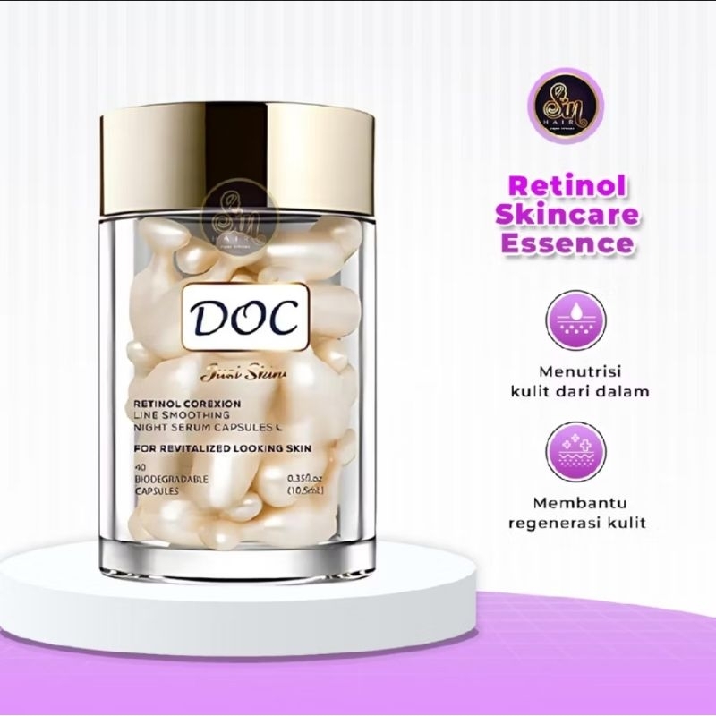 Jual Retinol skincare Essence Original Doc Isi 40 Kapsul membantu ...