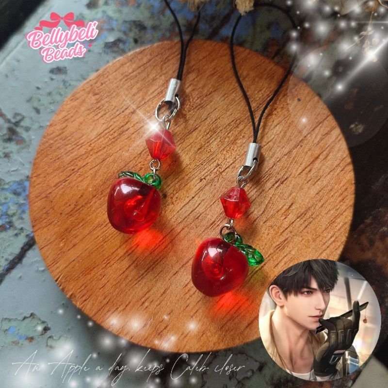 Jual Love and Deepspace / Caleb - Mahiru Apple Phone Charm | Shopee ...