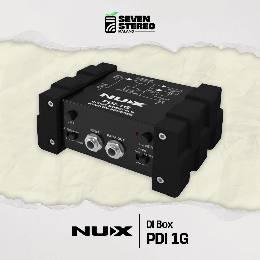 Jual Nux PDI-1G Guitar Direct Box With Cabinet Simulator | Shopee Indonesia