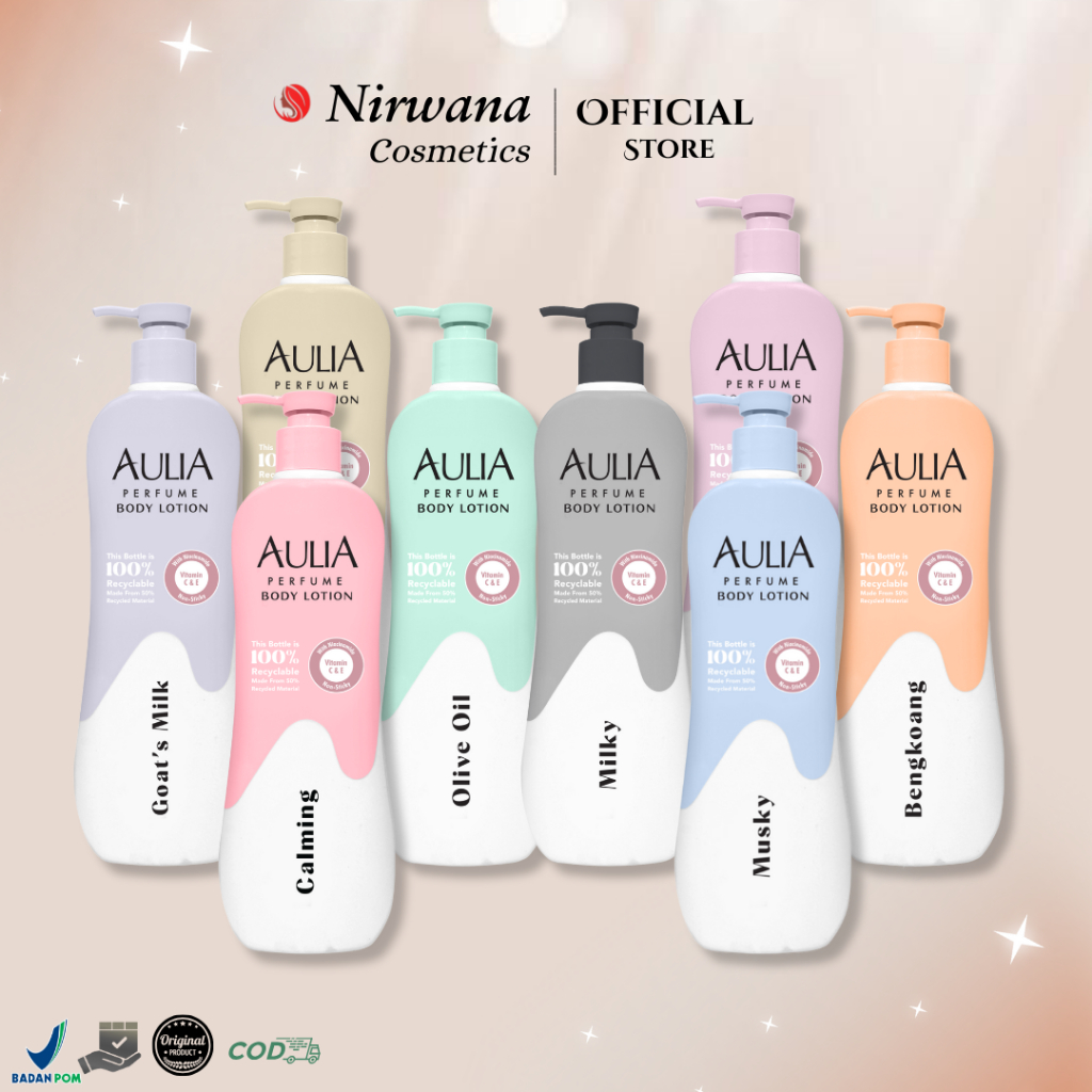 Jual Aulia Perfumed Body Lotion Pompa 600ml -Nirwana Cosmetics ...