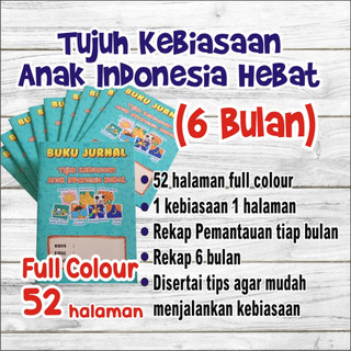 Jual Buku Jurnal 7 Kebiasaan Anak Indonesia Hebat SD/SMP/SMA/Sederajat ...