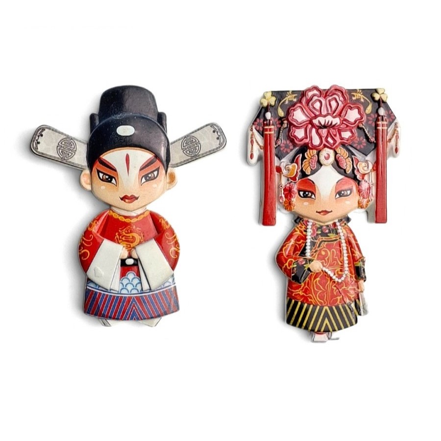 Jual Souvenir magnet kulkas Beijing opera oleh oleh China Macau ...