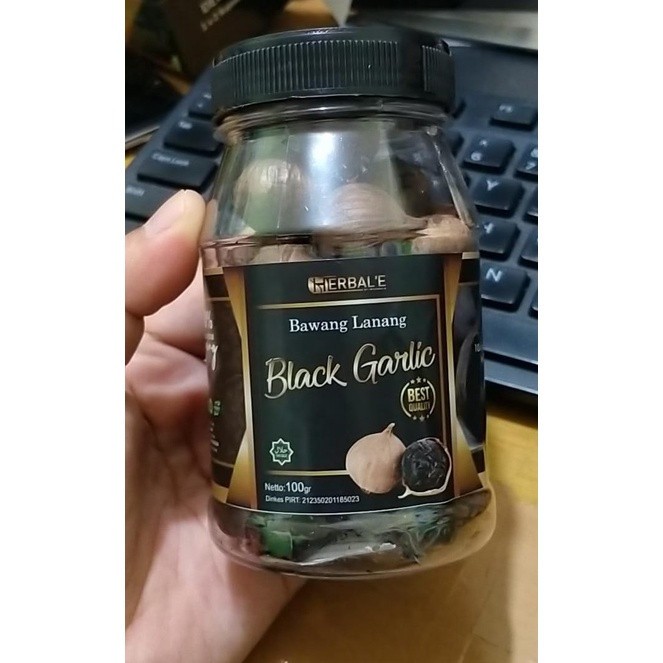 Jual Bawang Tunggal Lanang Black Garlic Premium - Fermentasi Bawang Lanang Hitam Organik 100 ...