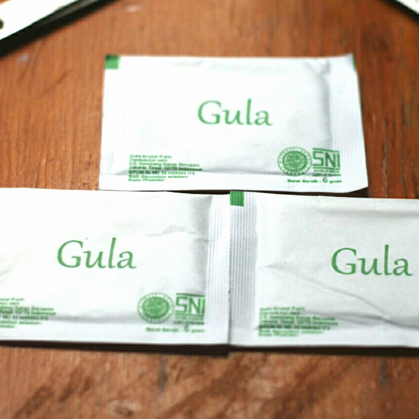 Jual Gula Putih Sachet / White Sugar Sachet / isi 10 pcs | Shopee Indonesia