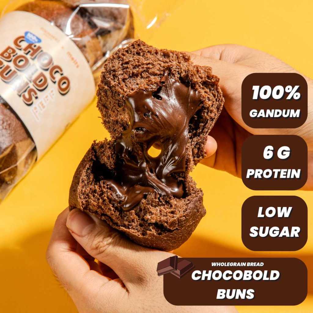 Jual Roti Chocolate buns Stronghold x Melts (Chocobold Buns) | Shopee ...