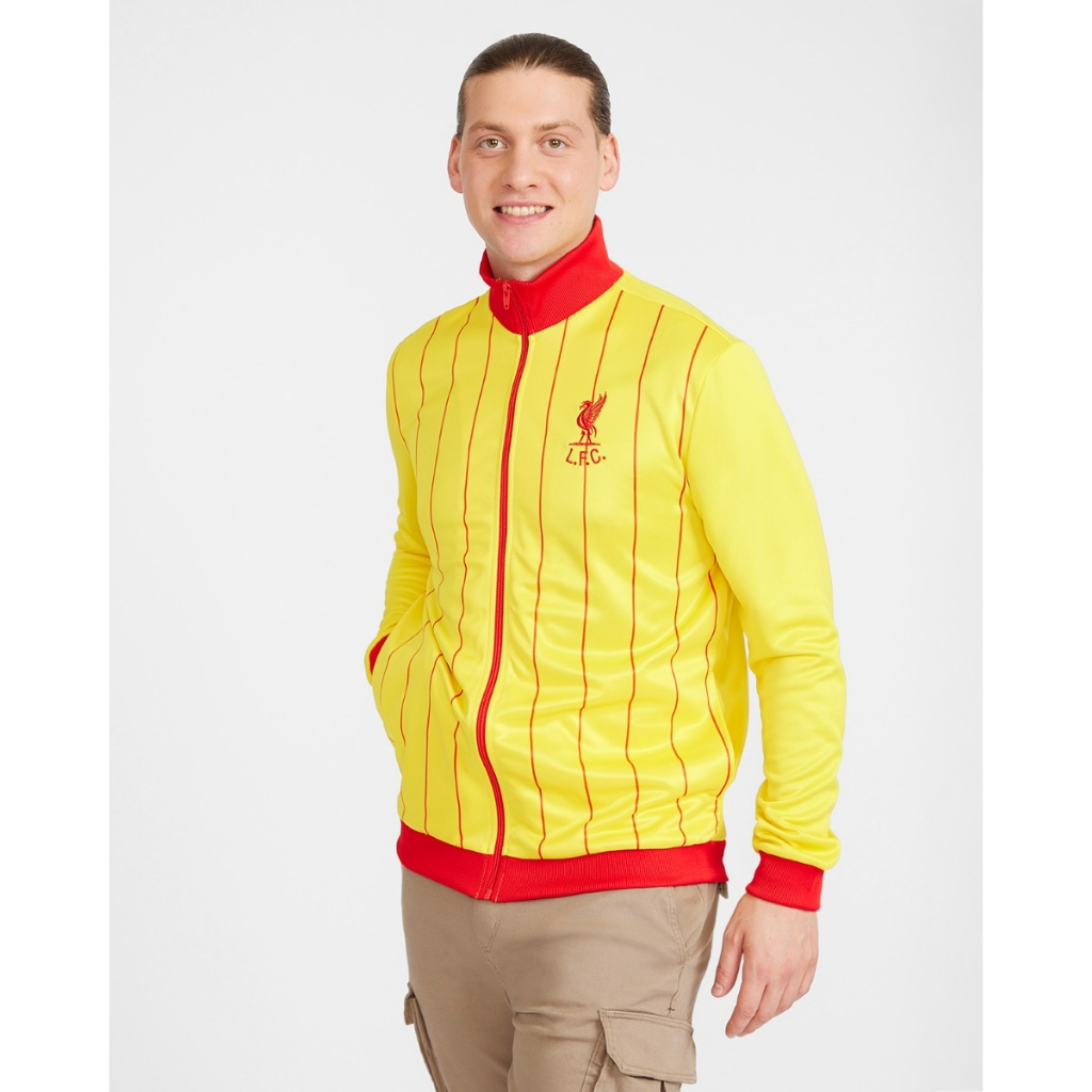 Jual Liverpool FC Mens Heritage 82 Away Track Jacket Yellow Men ...