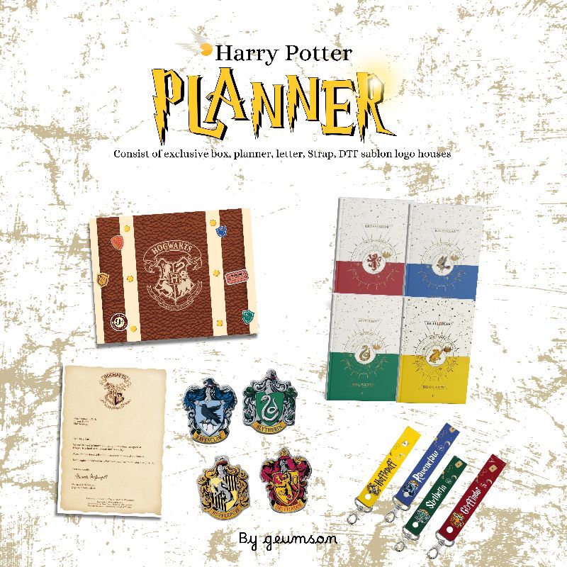 Jual Diary Journal Planner 2025 Harry Potter Slytherin Gryffindor ...