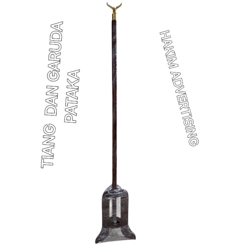 Jual Tiang bendera pataka ruangan kaki tiga dan burung garuda tiang ...