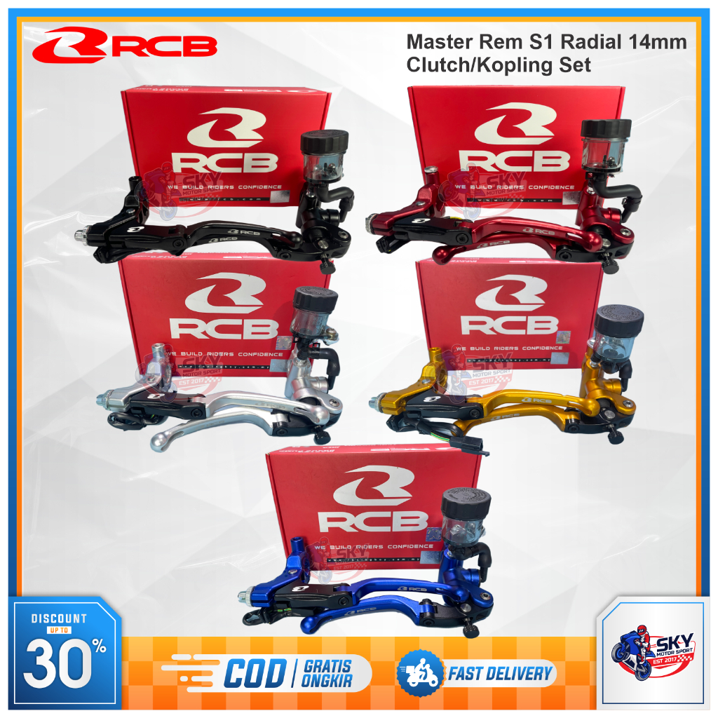 Jual Master Rem + Handle Kiri S1 RCB 14mm Radial Vario Beat Scoopy Lexi Freego Fazzio Original ...