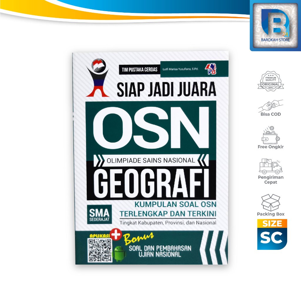 Jual Buku OSN - Siap Jadi Juara OSN GEOGRAFI SMA Sederajat Kumpulan Soal OSN Terlengkap Dan ...