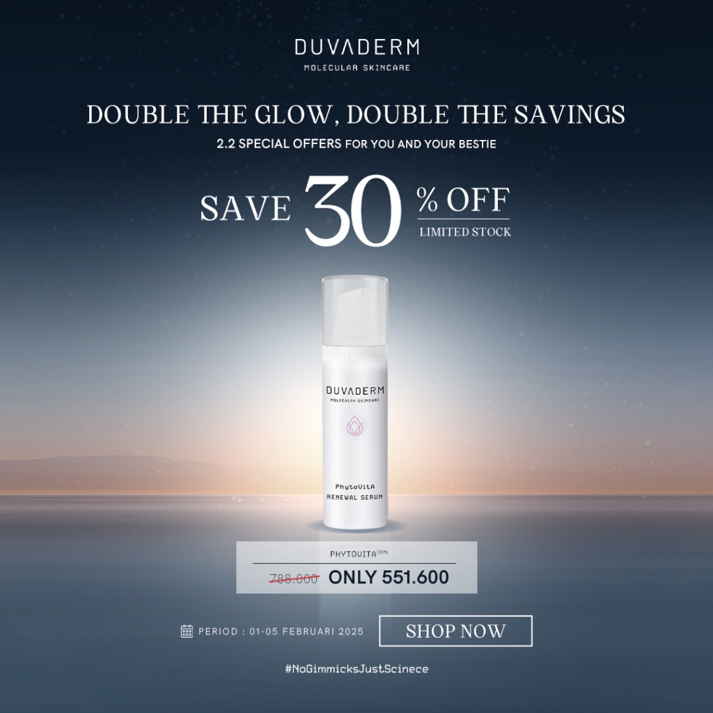 Jual Duvaderm Vegan Retinol Phytovita Renewal Serum 30ml | Shopee Indonesia