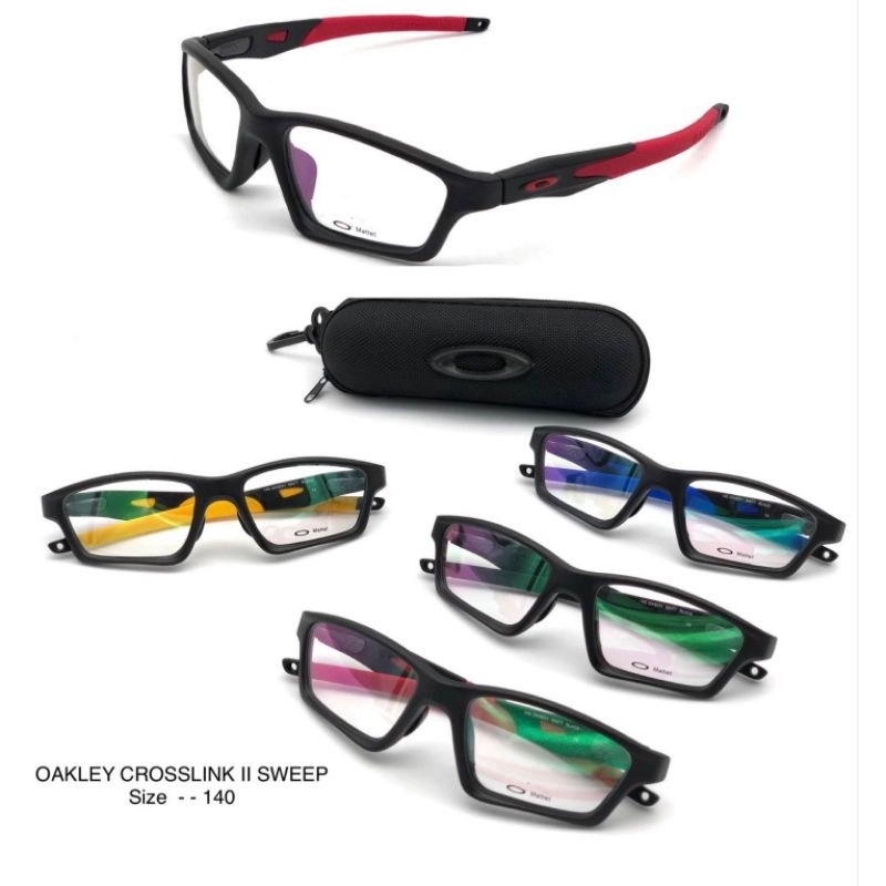Jual frame kacamata sporty pria oakley crosslink sweep ox8031 | Shopee ...
