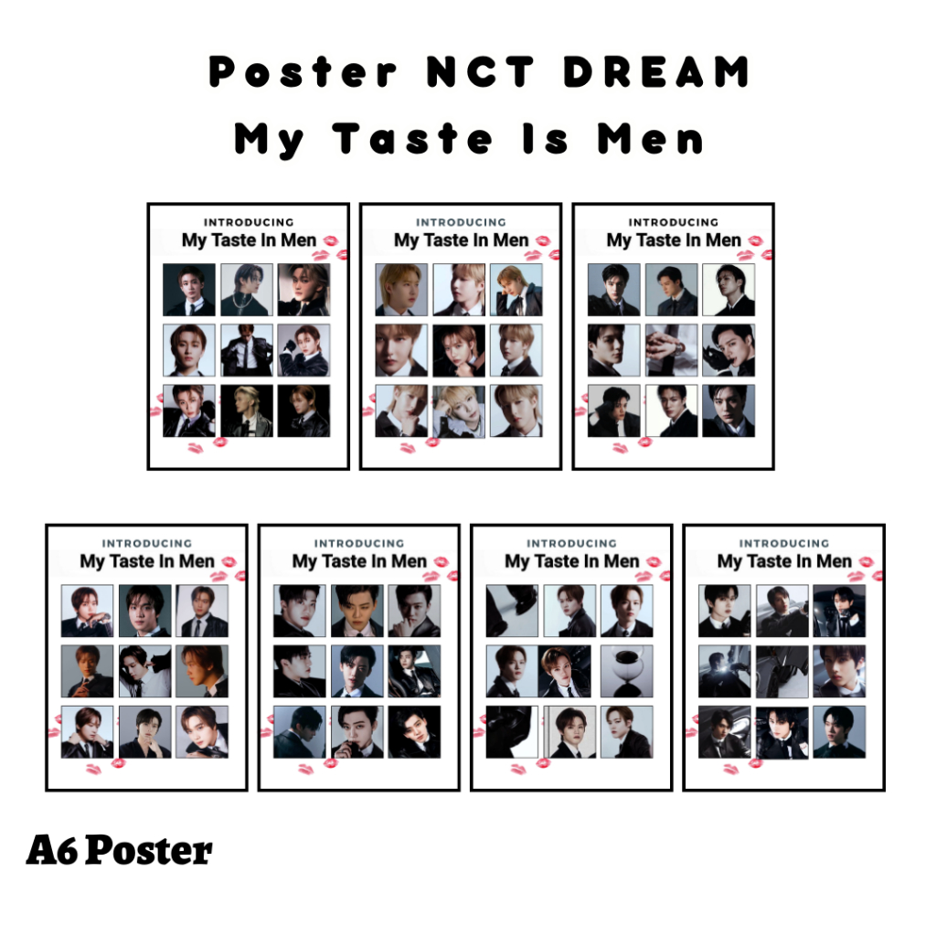 Jual Poscard Poster NCT DREAM My Taste Is Men / NCT SEASON GREETING ...