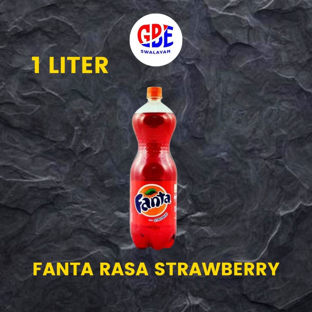 Jual FANTA MINUMAN SODA RASA STRAWBERRY 1 LITER | Shopee Indonesia