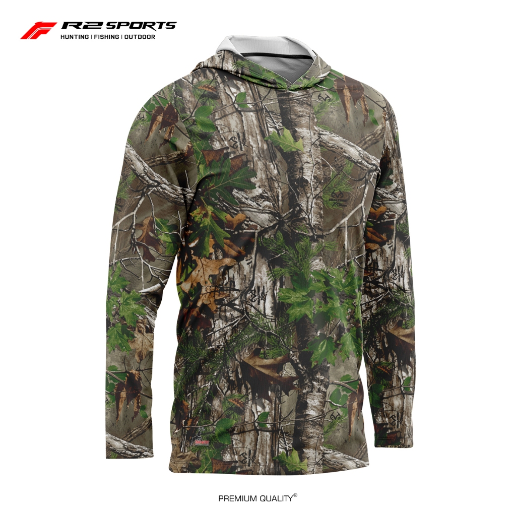 Jual Baju Camo Hunting motif Realtree Extra Green Kaos Hoodie Berburu ...