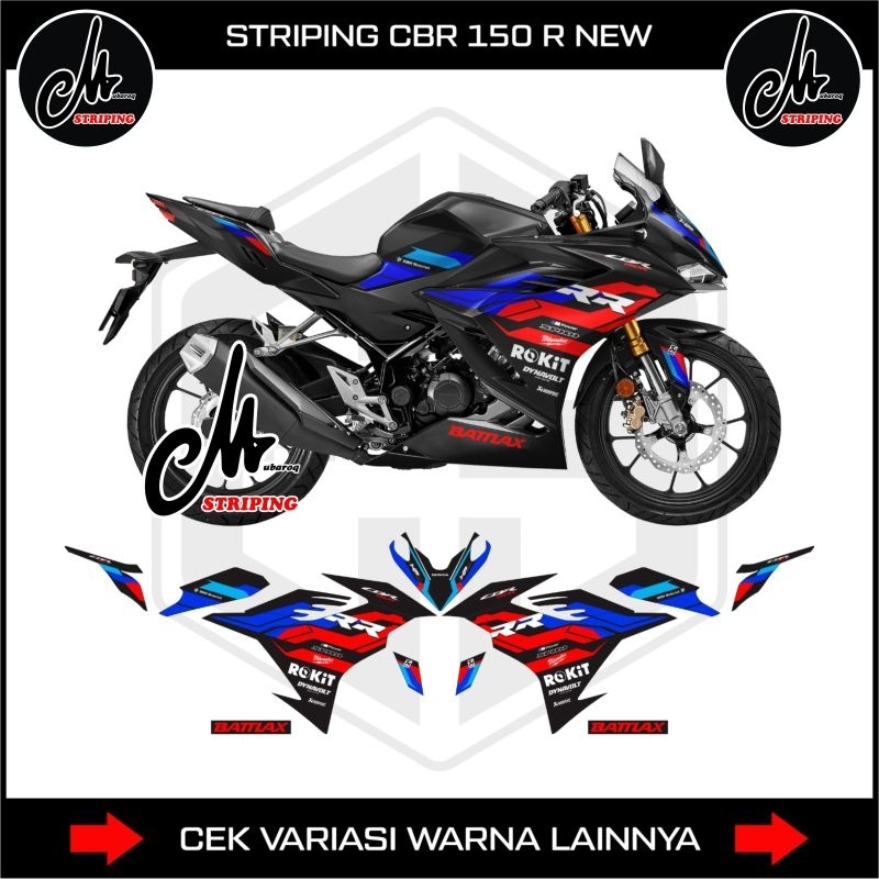Jual Decal Striping Honda Cbr 150r New K45r (2021 2025) Bmw Rr / Sticker Decals Motorycle ...