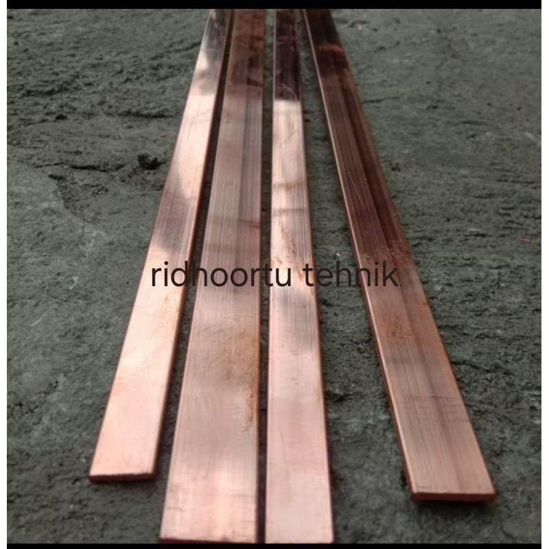 Jual plat strip tembaga asli 2mm x 20mm x 1000mm | Shopee Indonesia