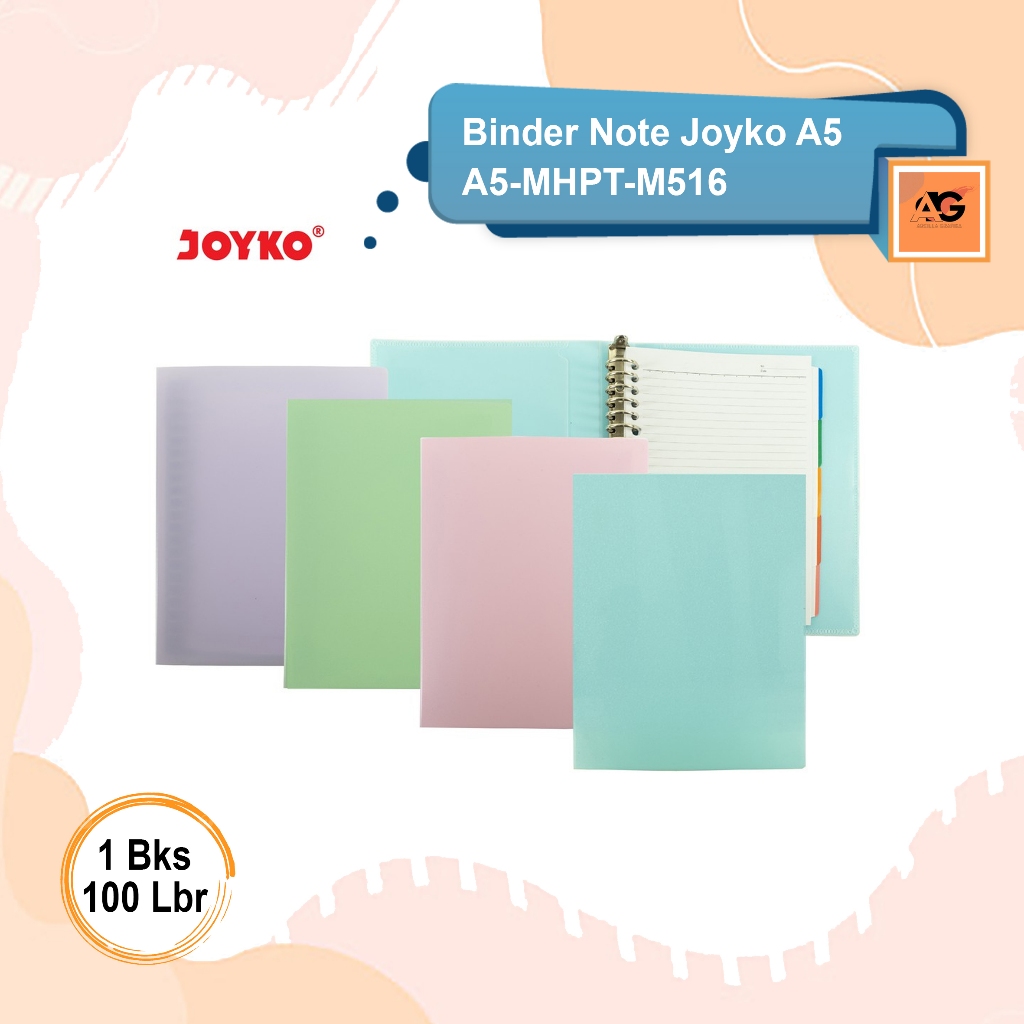 Jual BINDER JOYKO A5 MHPT-M516 | BINDER NOTE JOYKO | Shopee Indonesia