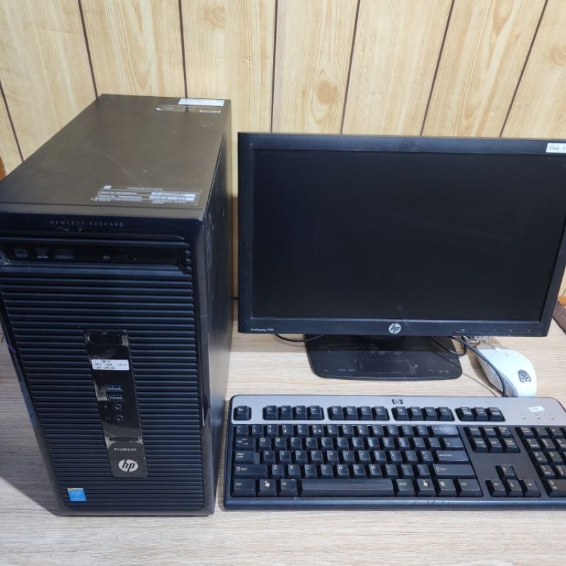 Jual Paket Komputer PC HP Core i5 Gen4 Ram 8gb Full set Komplit ...
