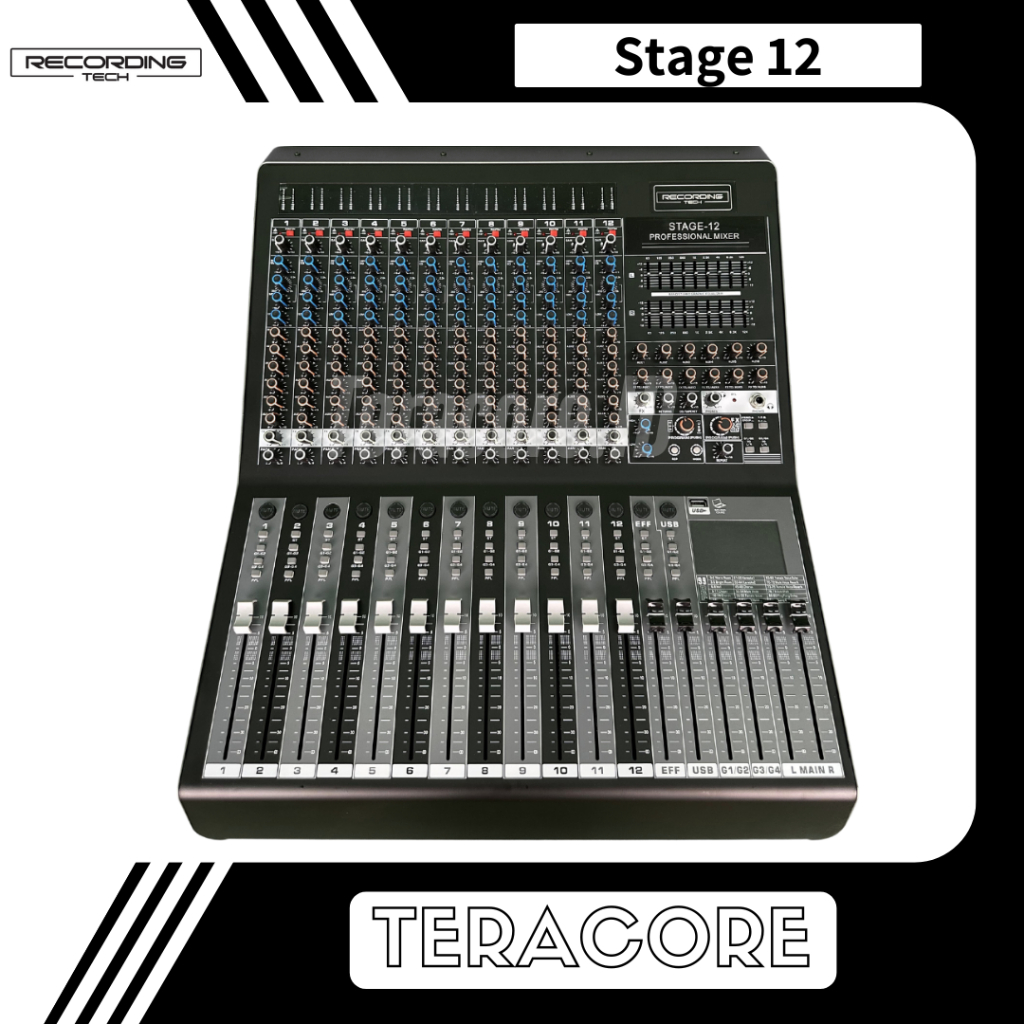 Jual Recording Tech Stage 12 Stage12 Mixer 12 Channel Analog Mixing ...