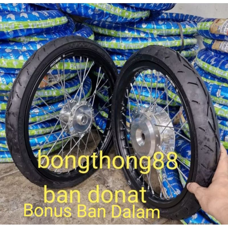 Jual Velg Rossi Ring 17 140 -140 Plus Ban Cacing Beat Scoopy Vario lama ...