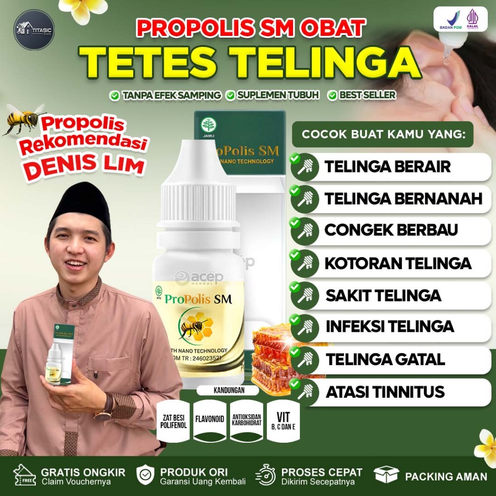 Jual Obat Tetes Telinga Berair Bernanah Gatal Budeg Berdengung Infeski ...