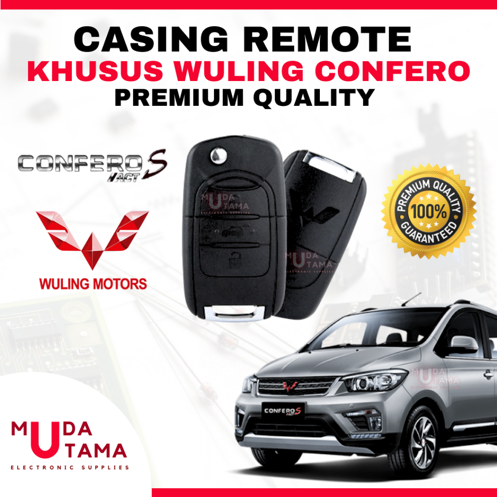 Jual Casing Remote WULING CORTEZ - 3 BUTTON - Casing Remote Mobil ...