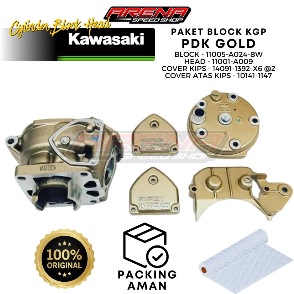 Jual KGP 11005 A024 BW Paket Cylinder Block PDK Gold Blok PDK Ninja 150 ...