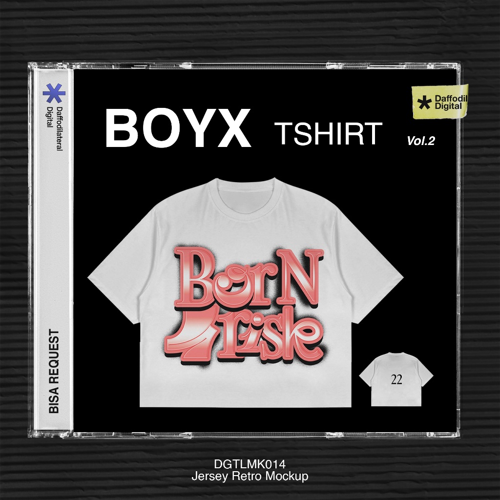 Jual Mockup Premium Kaos Boxy Vol.2 HD | Boxy Tshirt Mockup Vol.2 ...