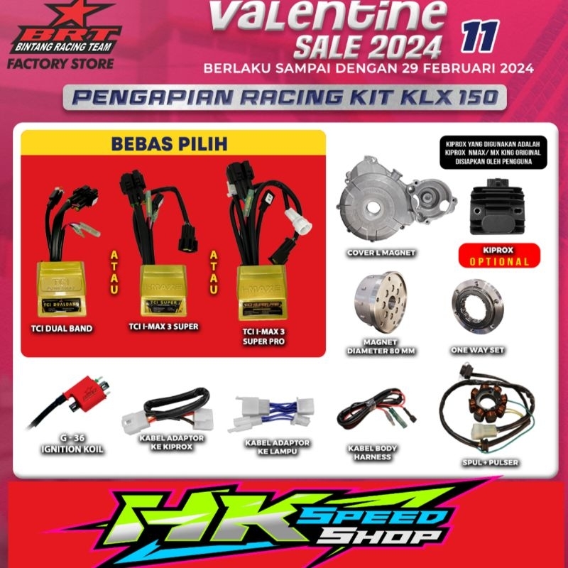 Jual SUPER MAGNET RACING KIT PENGAPIAN BRT KLX 150 / KLX 140 / DTRACKER ...