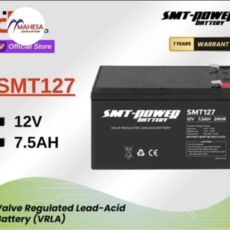 Jual SolidPower BATTERY UPS 12V 7A 12 VOLT 7AH BATERAI AKI Batere Accu ...