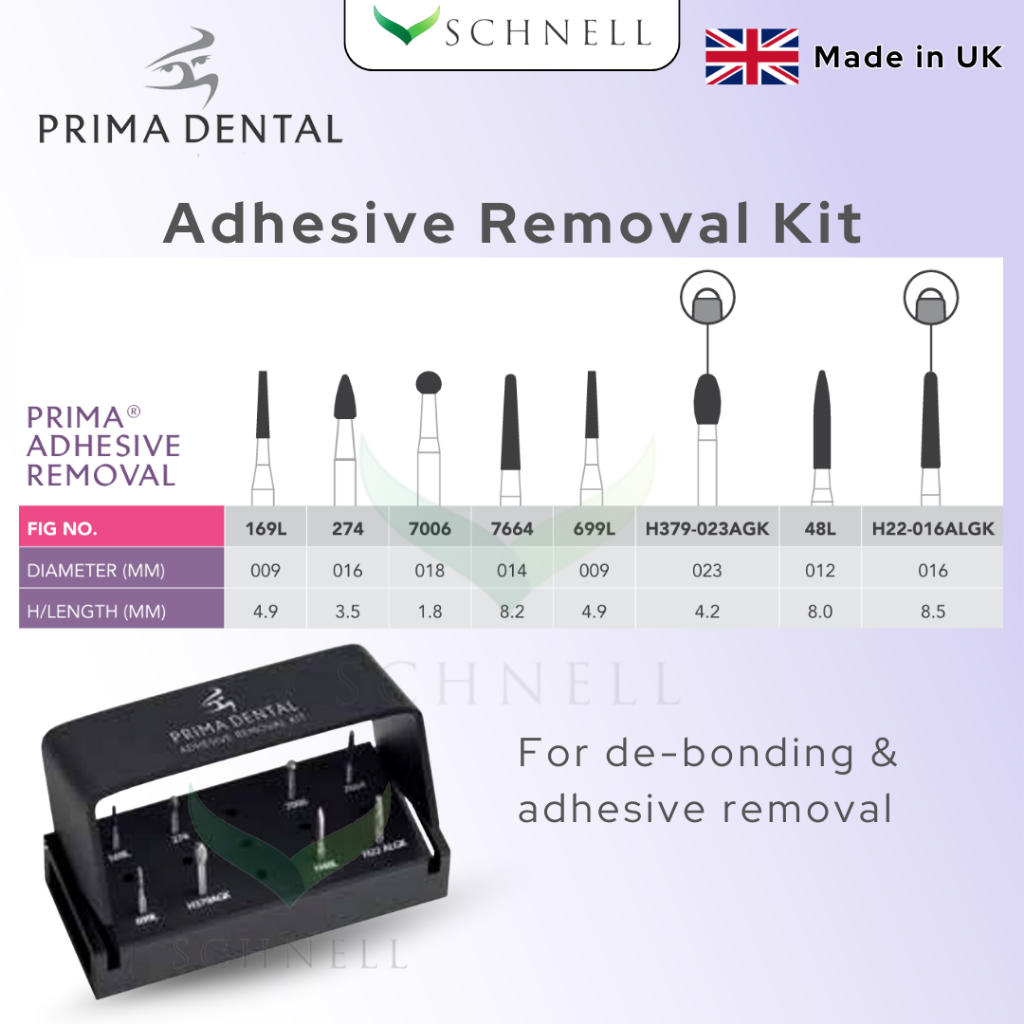 Jual PRIMA Adhesive Removal Bur Kit / Bur Penghilang Adesif / Lem ...
