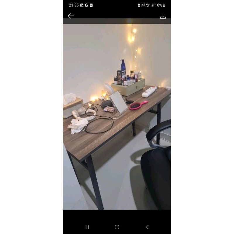 Jual meja kerja besi kokoh bs dilipat kaki ny. informa | Shopee Indonesia