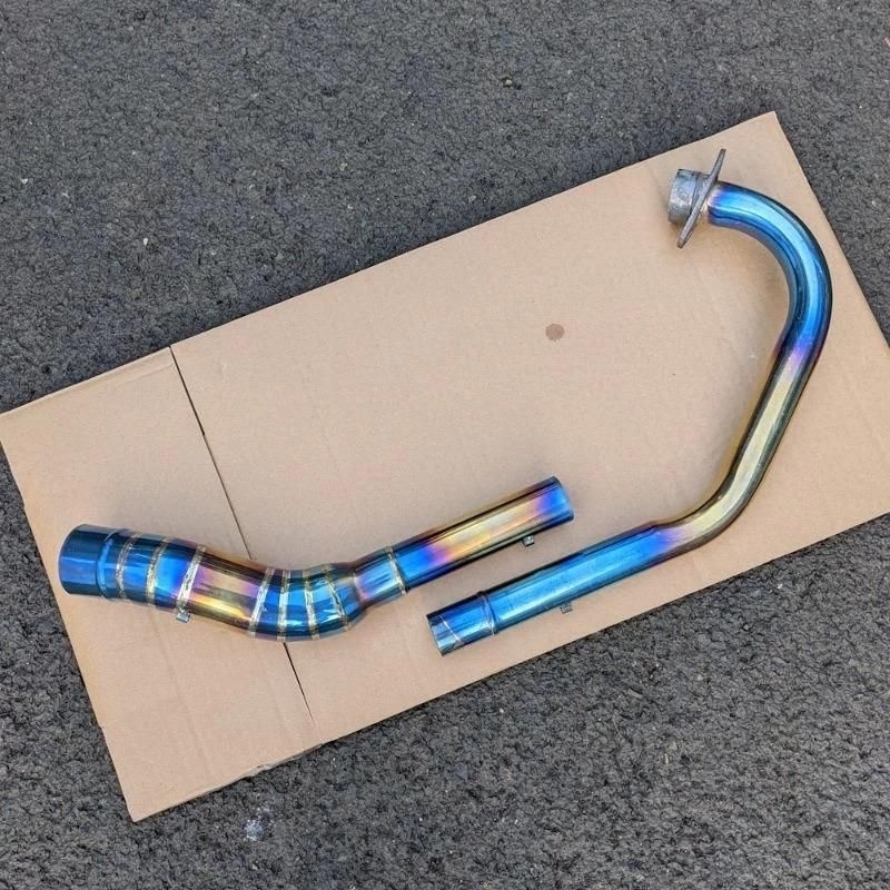 Jual Stainless pipe 51mm big elbow tmx 125 155 tmx 150 euro viperman DL ...