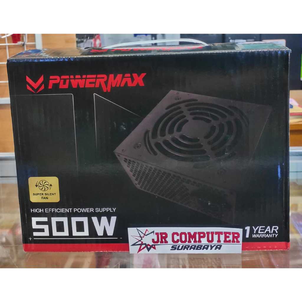 Jual POWERMAX PSU POWER SUPPLY PC 500 WATT | Shopee Indonesia