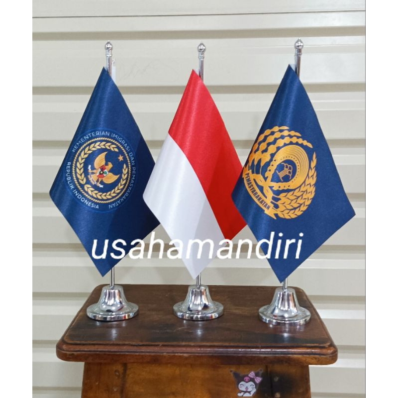 Jual bendera meja kementerian dan kemasyarakatan ( harga satu set ...