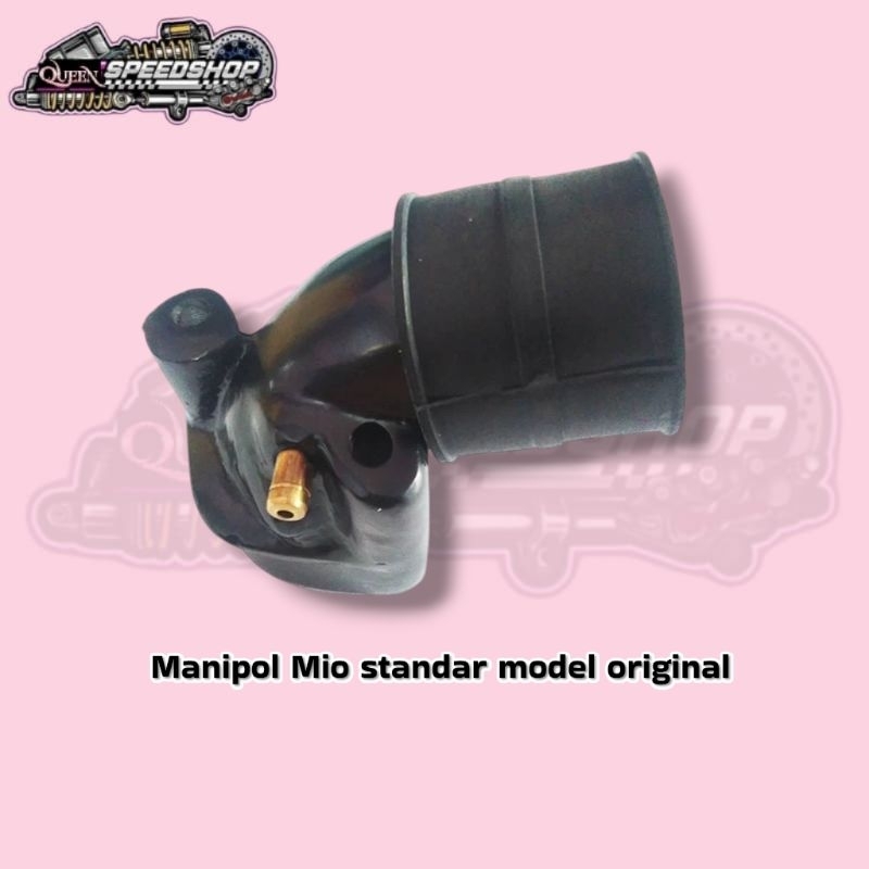 Jual Manipol Mio Intake Manifold Model Original Queen Speed Shoop Black ...