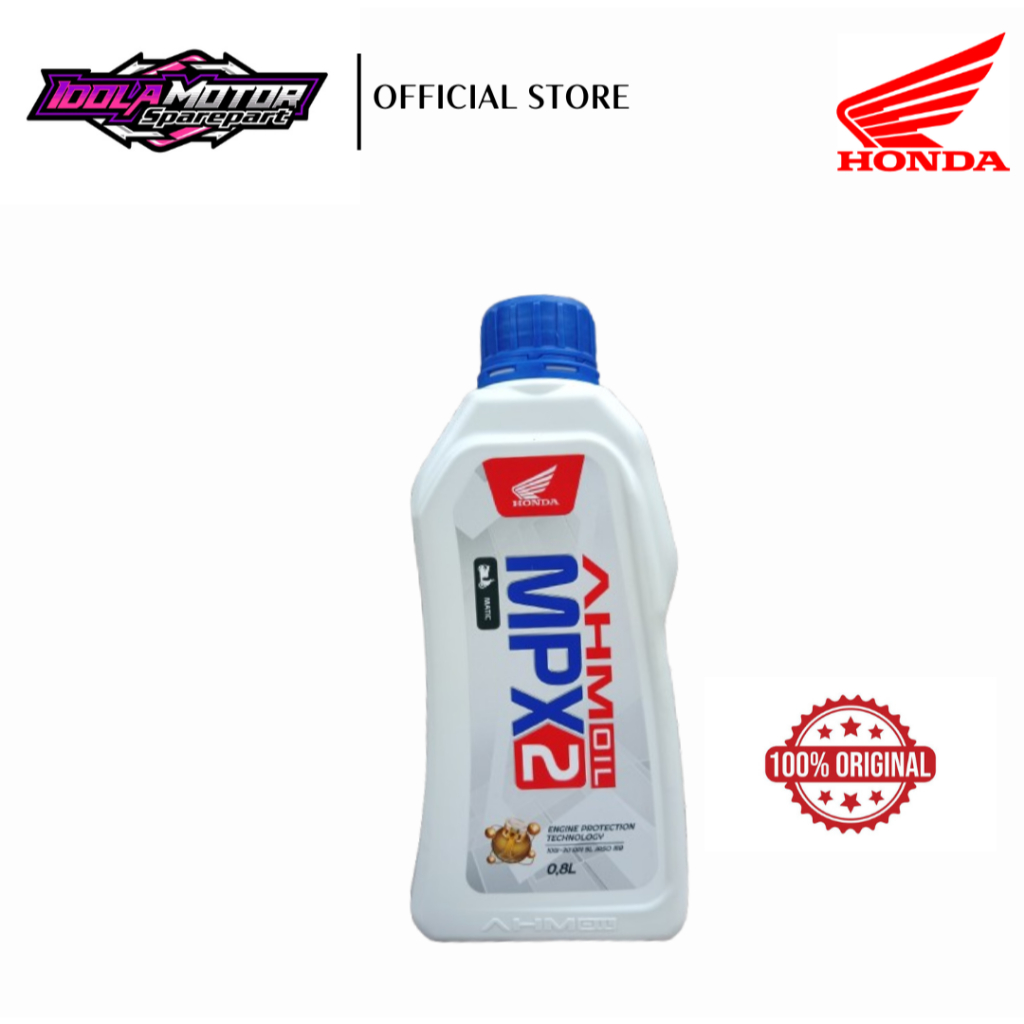 Jual oli MPX2 10W30 800ML ORIGINAL oli mesin motor mpx2 original ...