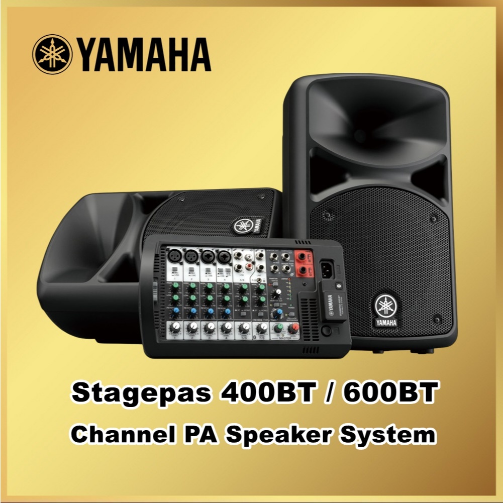Jual Yamaha Stagepas 400 BT 400BT 8 Channel / 600 BT 600BT 10 Channel ...