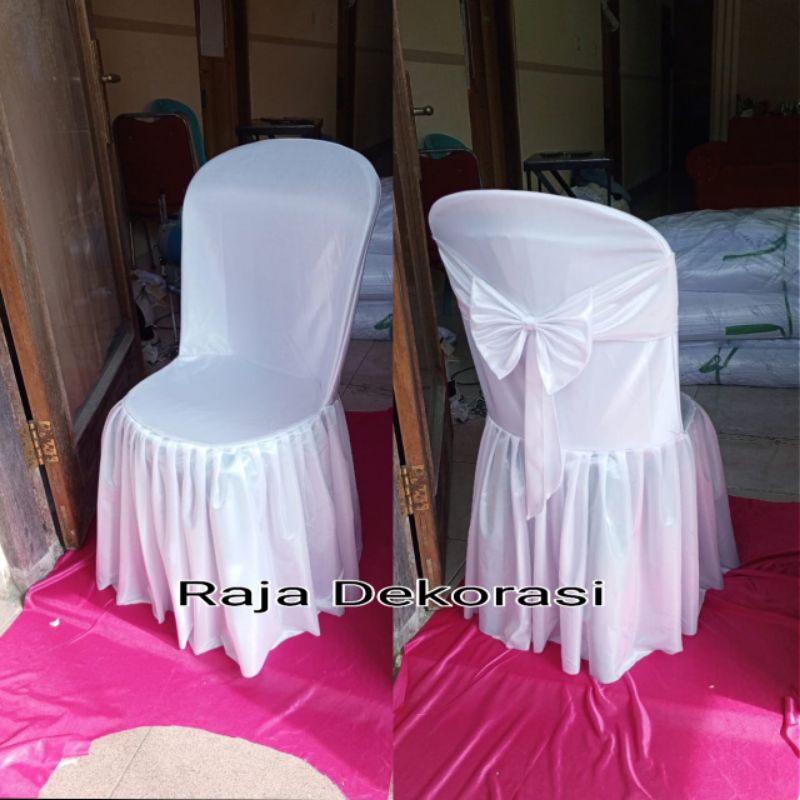 Jual sarung kursi napoli plastik tipe 101 103 (ready stok putih pita ...