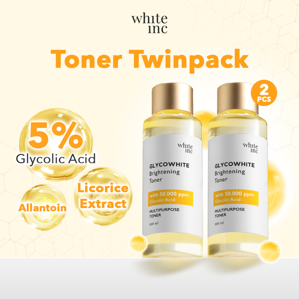 Jual [BUNDLE] WHITE INC Glycowhite Brightening Toner | Toner ...