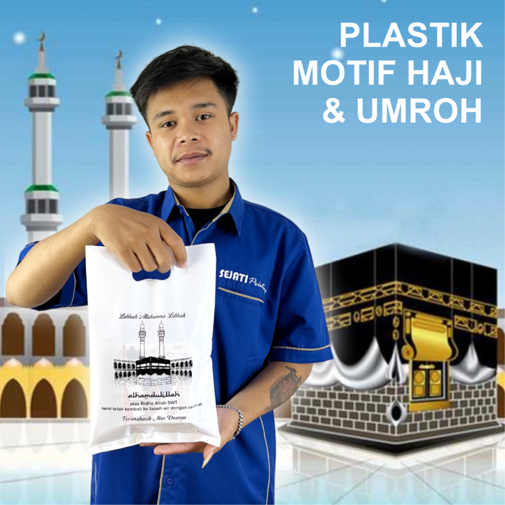 Jual (Isi 50Pcs Size 20cm x 30cm) Kantong Plastik Ibadah Haji, Umroh ...